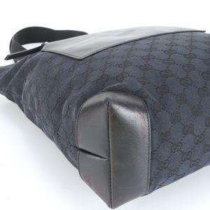 Gucci | Bags | Gucci Gg Canvas Leather Tote Bag Shoulder Hand 90401 ...